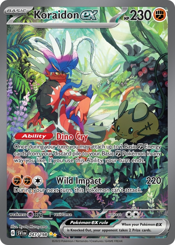Pokémon TCG: Koraidon EX #247 Pokemon Scarlet & Violet | sklep LofiCards.pl
